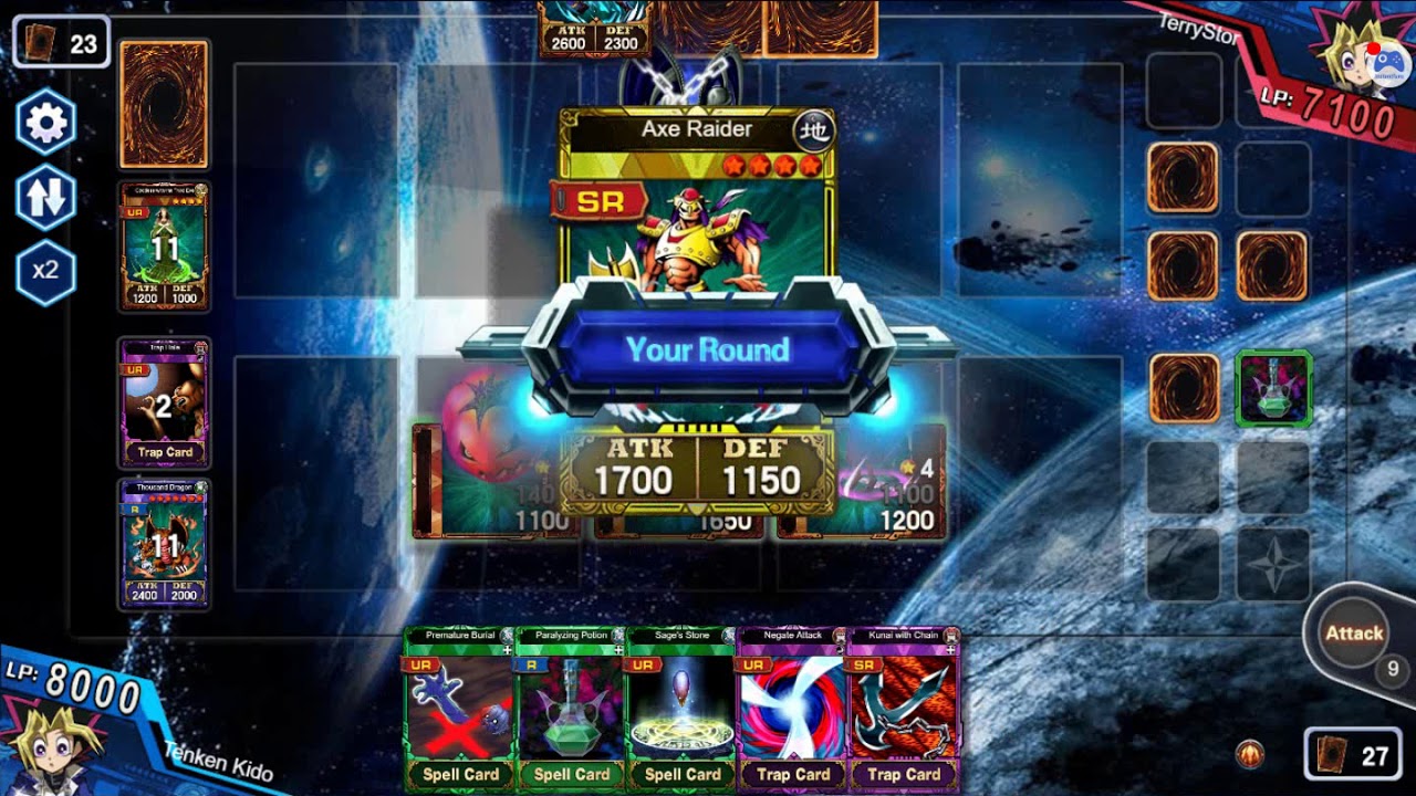 Yu-gi-oh! online game - my best win - YouTube