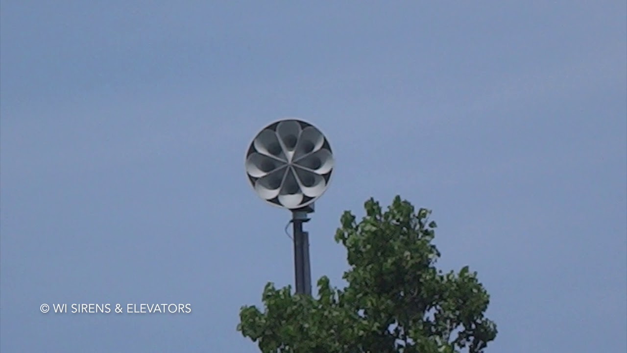 ASC T-135 AC/DC Siren Test, Oak Creek, WI (Alert & Attack) - 7/11/18 ...