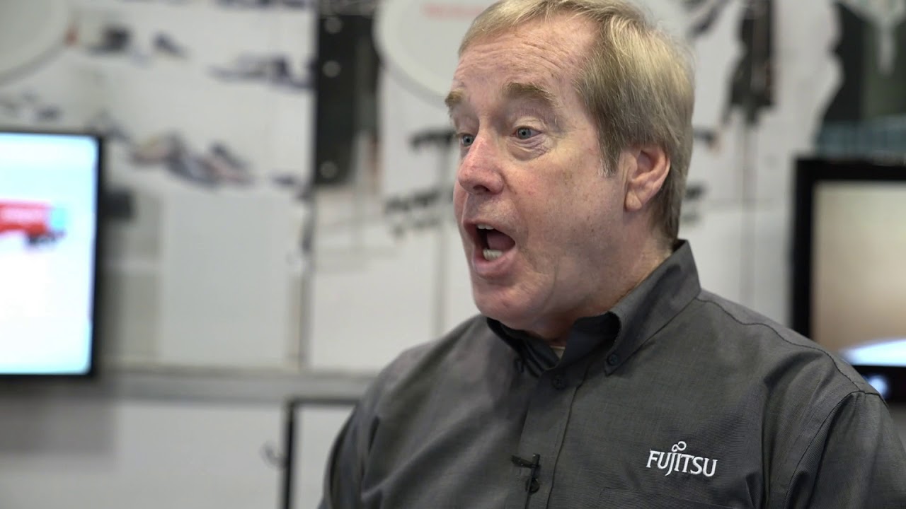 NRF 2019: Fujitsu RFID Fashion Self-Checkout - YouTube