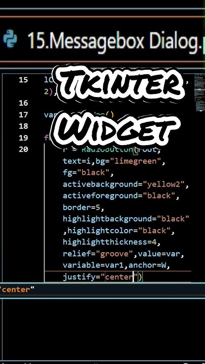15 Message Box Dialog👌 Python Tkinter Coding Python Shorts Youtube