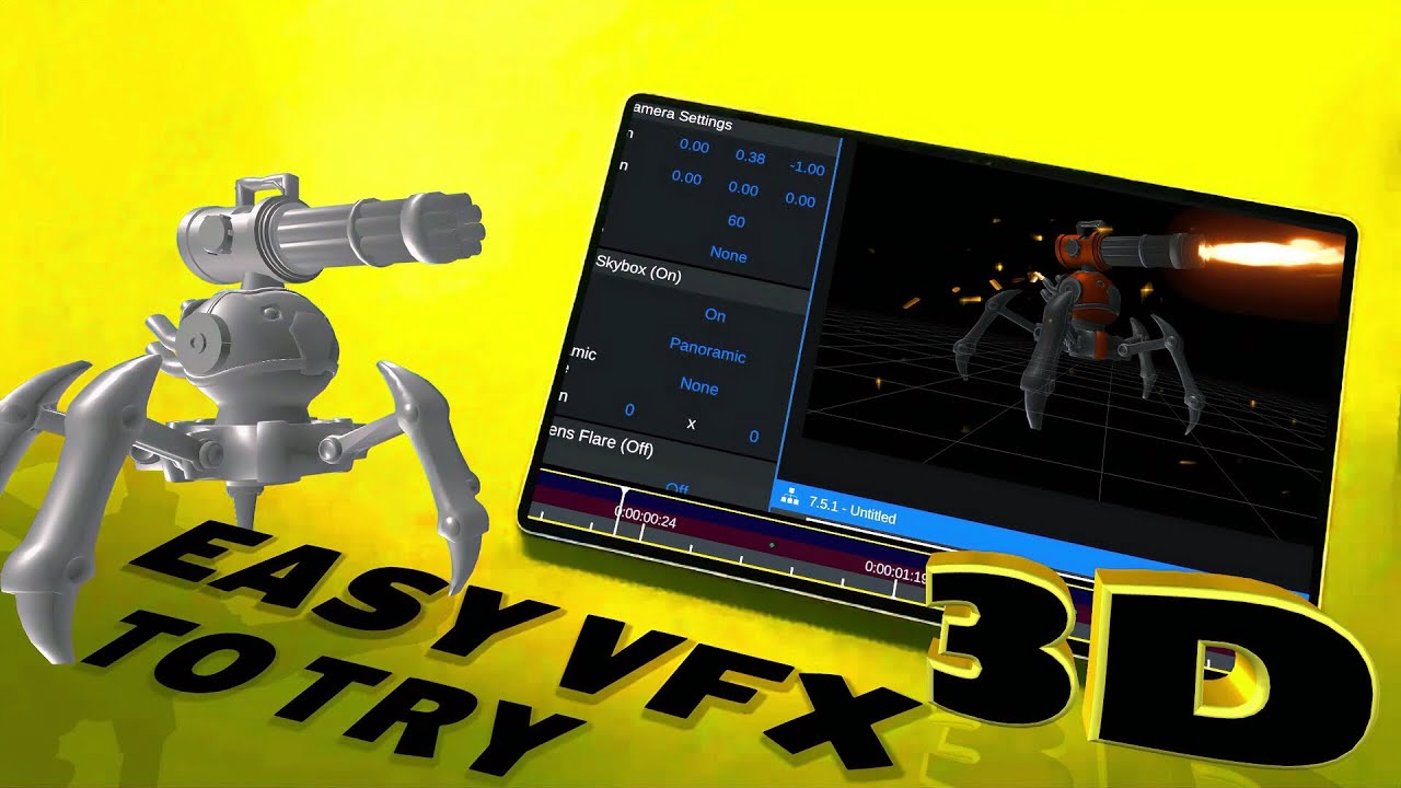 How To Create SCI-FI VFX Asset - Node video 3D Model Tutorial - YouTube