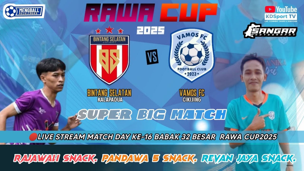 LIVE🔴RAWA CUP MATCH DAY-16||BNTG SLTN VS VAMOS FC - YouTube