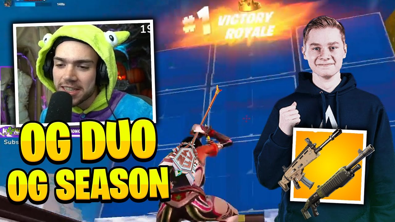 Mongraal & Mitr0 FIRST Victory Royale in Fortnite OG Chapter 2 - YouTube