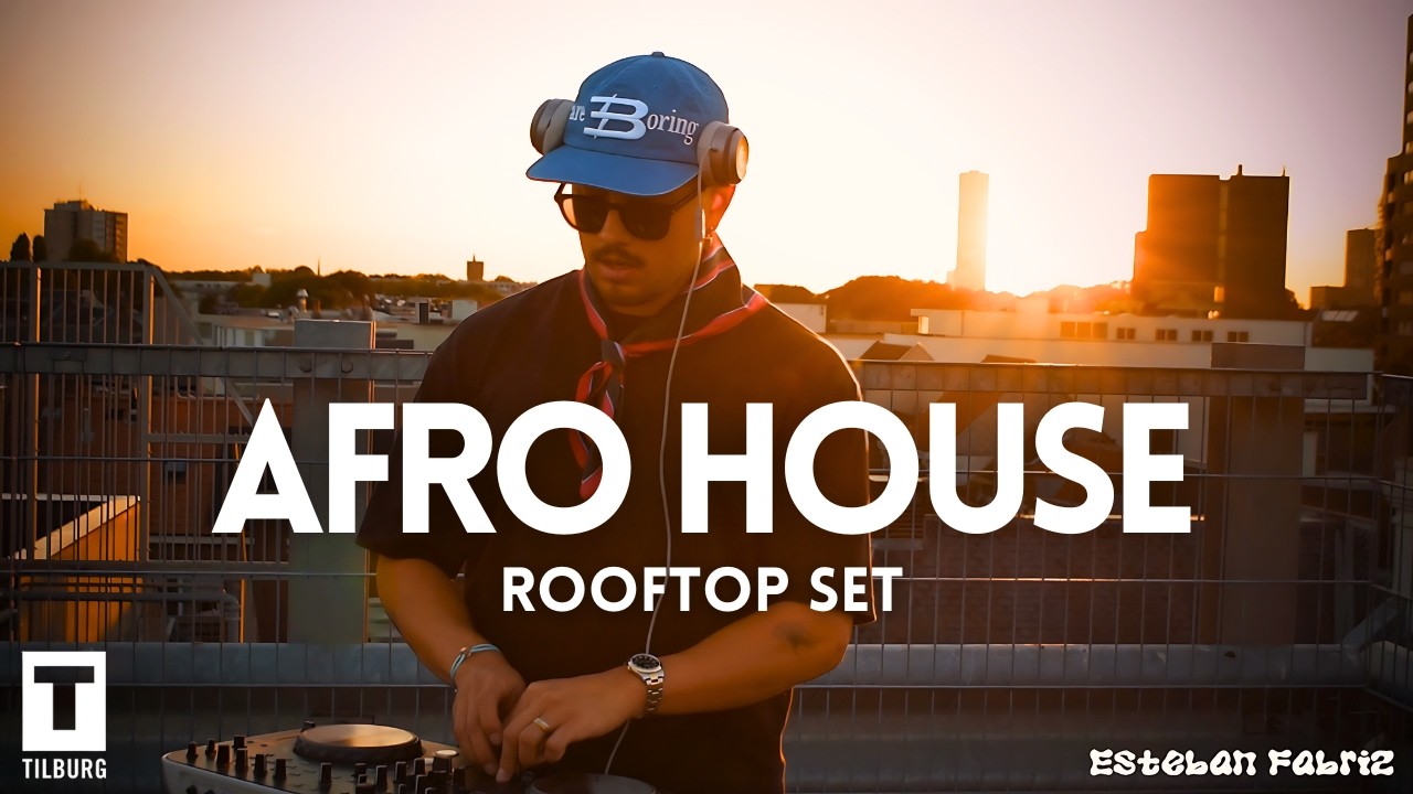 Afro House Sunset Rooftop DJ Set | Live From Tilburg Skyline (2025 Mix ...