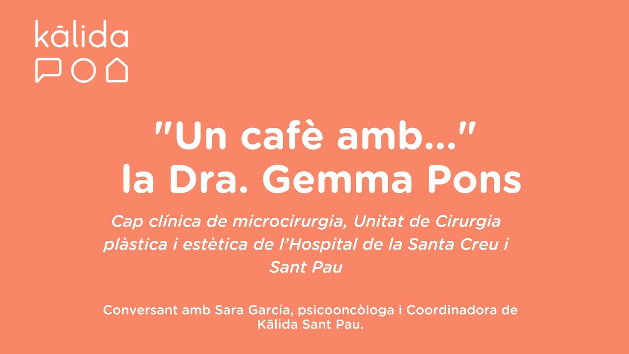 Un cafè amb la Dra. Gemma Pons - YouTube