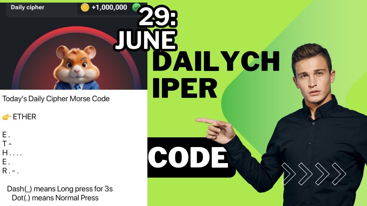 Hamster Kombat Daily Combo Card & Cipher CodeToday - 29 June - YouTube