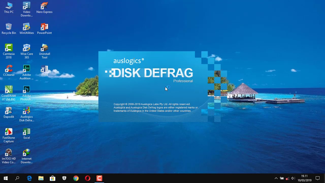 TUTORIAL MENGINSTAL AUSLOGICS DISK DEFRAG PROFESSIONAL VERSI 4.9.20 - YouTube