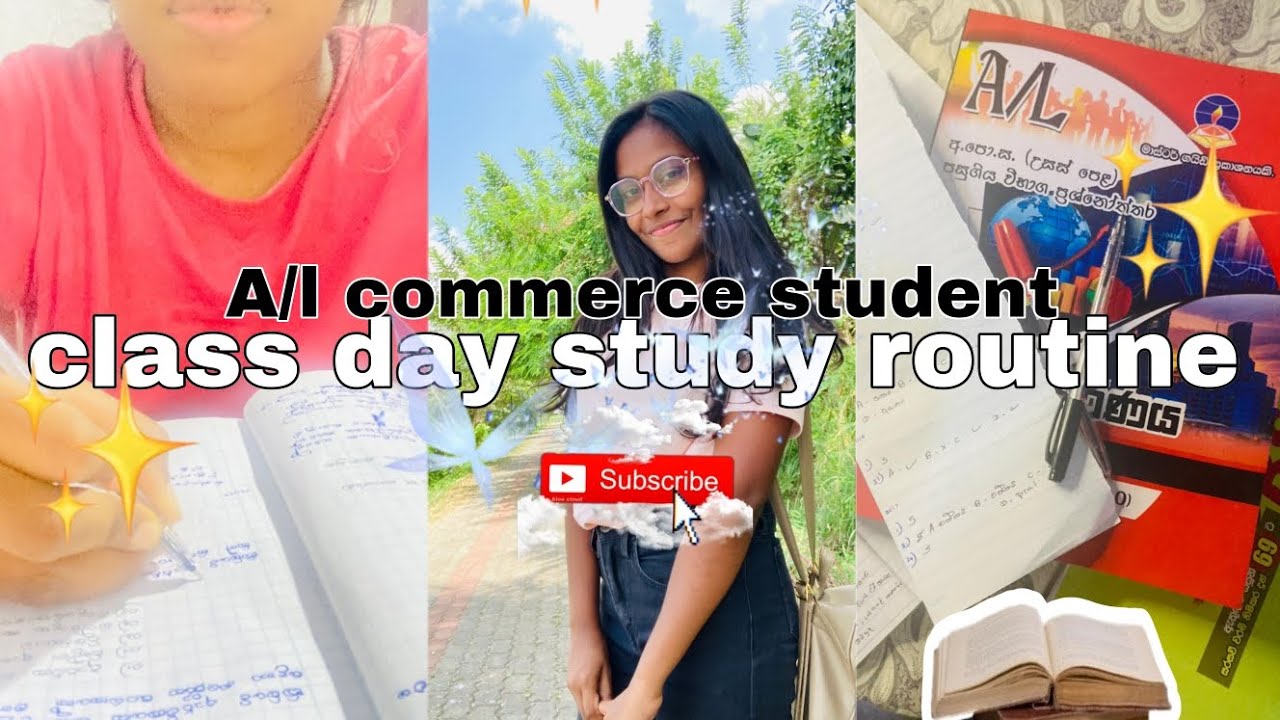 A/L පන්ති දවසක් 🌻| busy day study routine|STUDY VLOG 📚 | study vlog sri ...