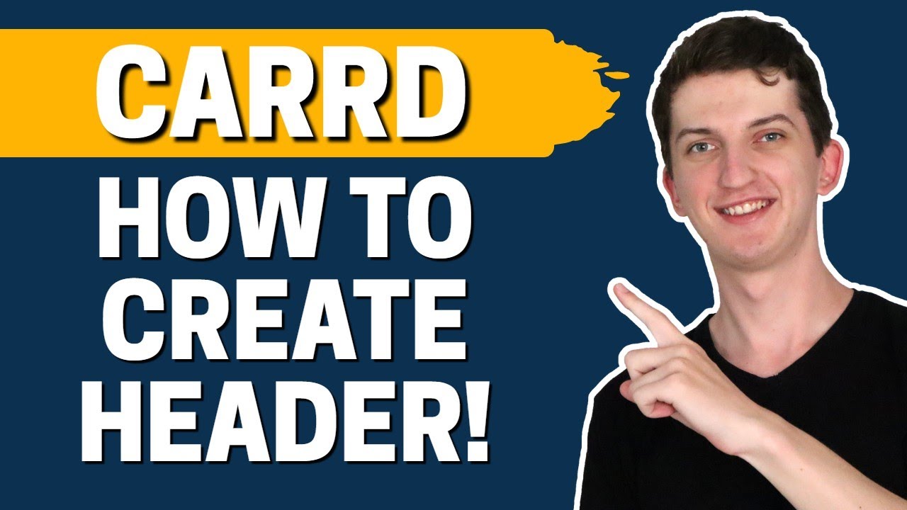 How TO Create Header In Carrd Co YouTube How TO Create Header In Carrd Co YouTube