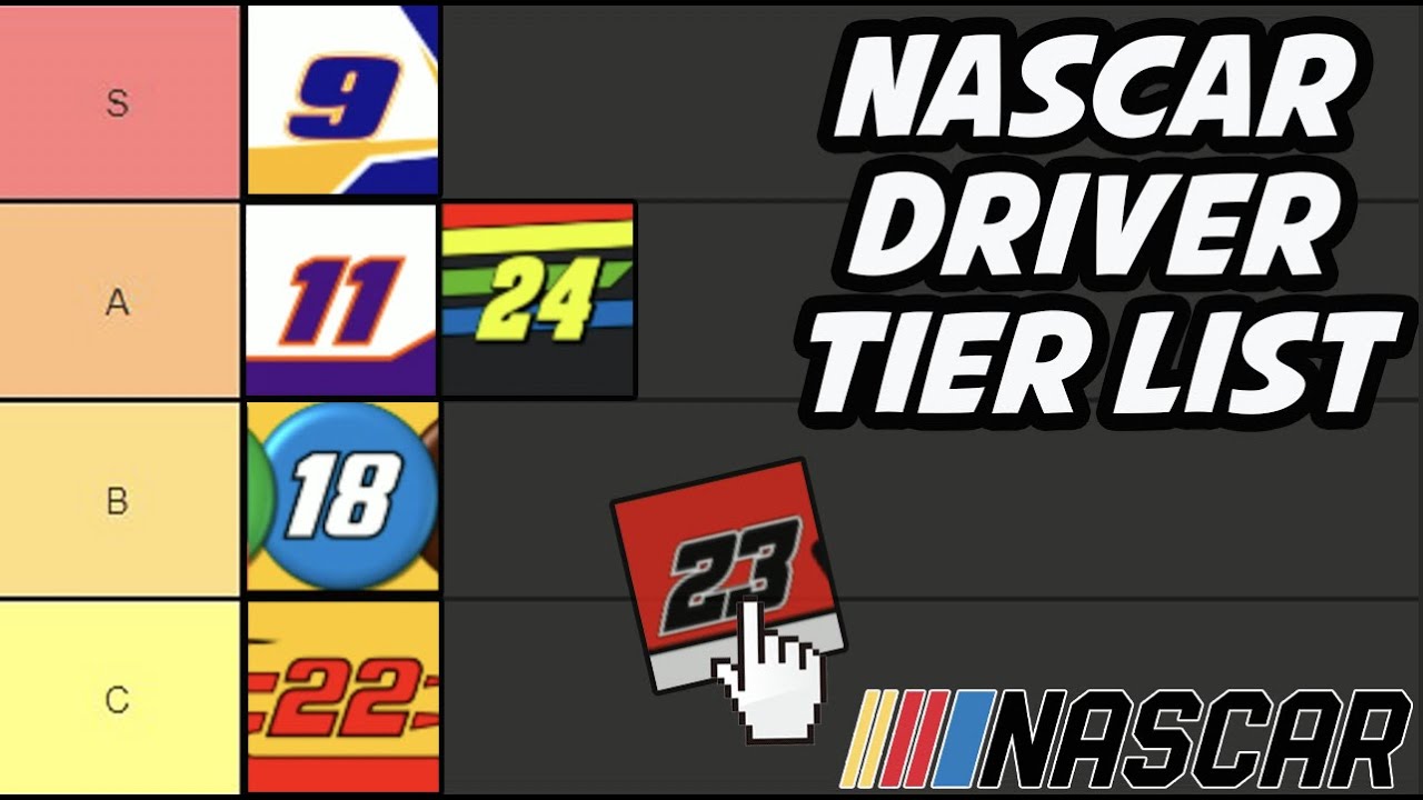 Ranking EVERY NASCAR Driver Tier List - YouTube