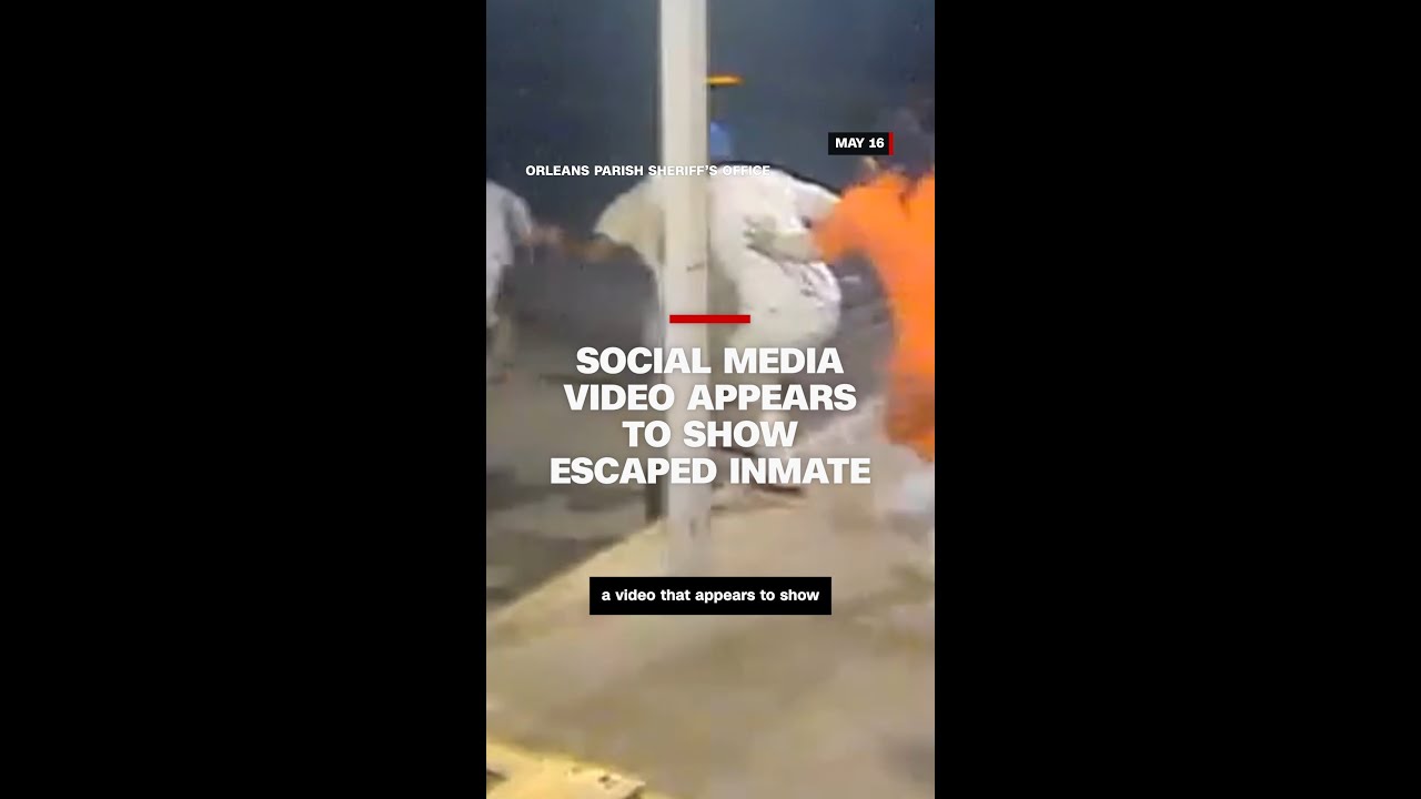 Social media video appears to show escaped inmate - YouTube