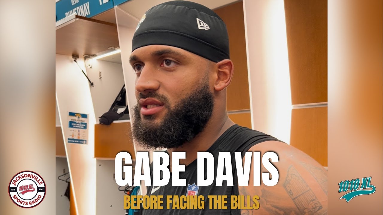 Jacksonville Jaguars wide reciever Gabe Davis on facing his former team ...