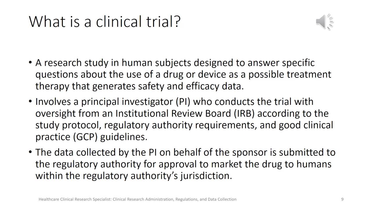 Week 1 Intro to Clinical Trials - YouTube