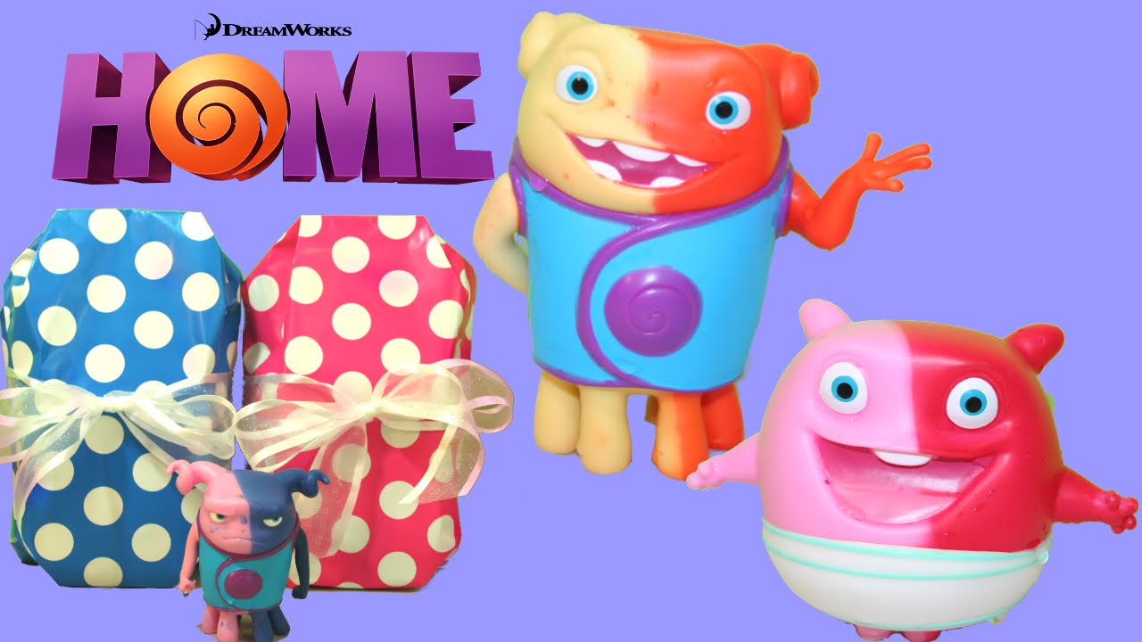 Dreamworks Home Color Changers Welcoming Oh and Baby Boov! Fun Changing ...