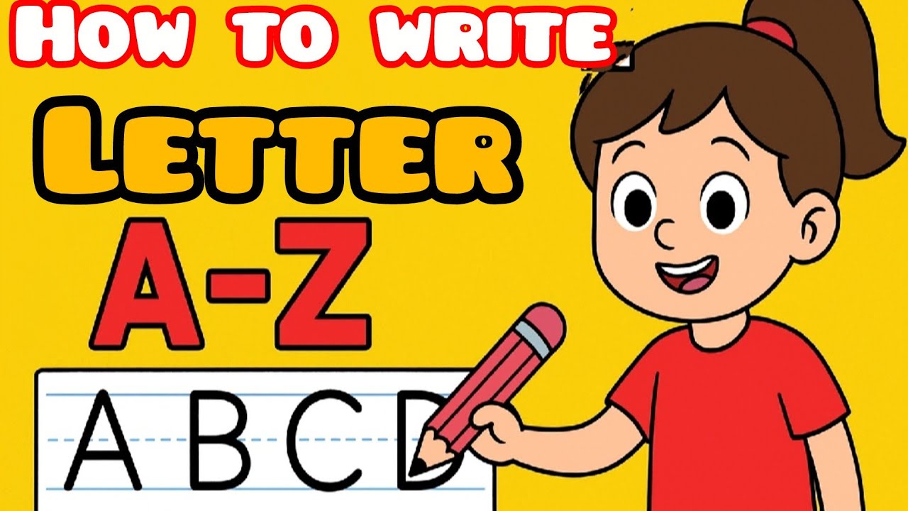 Write Upper-Case Letters A to Z/ Write ABC - Z/How to Write Letters A-Z ...