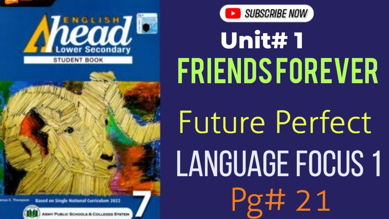 Future Perfect Tense English Ahead Student book Language Focus 1 Pg 21 ...