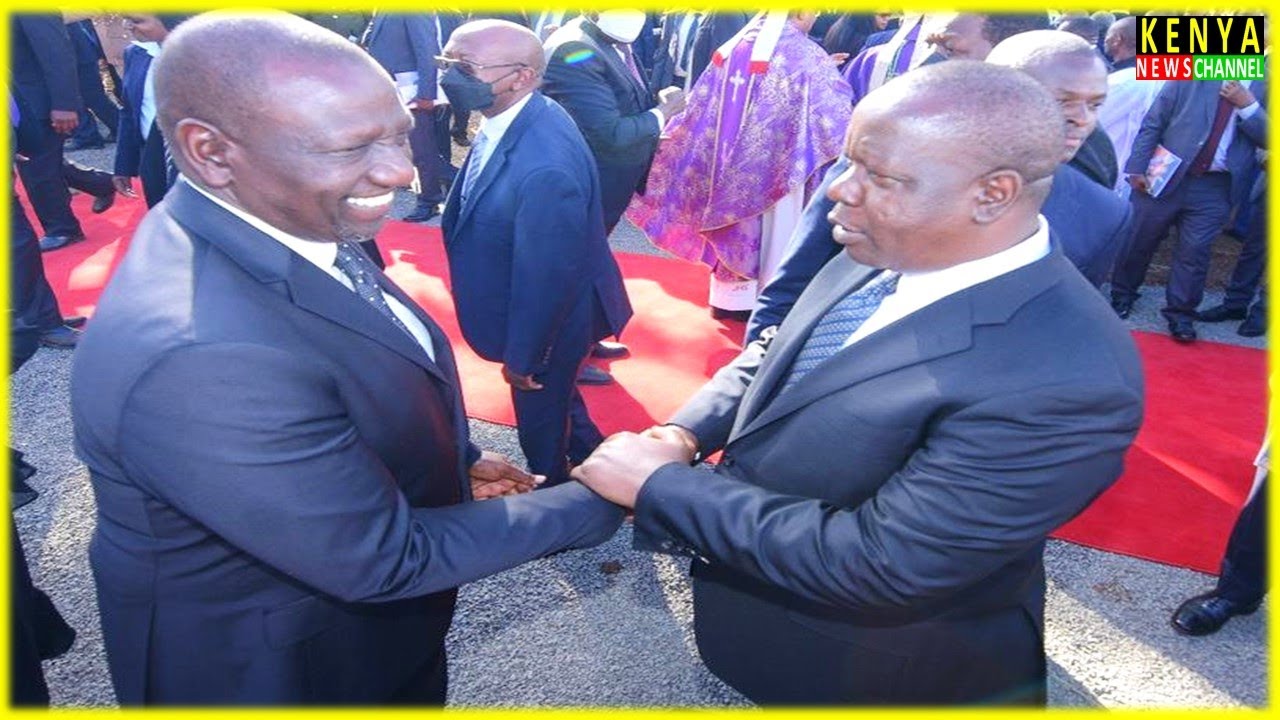 TENSION AS PRESIDENT RUTO MEETS CS MATIANGI AT STATE HOUSE CABINET ...