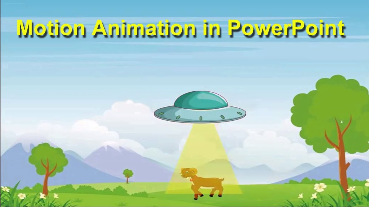 powerpoint motion animation tutorial pt 1 - YouTube