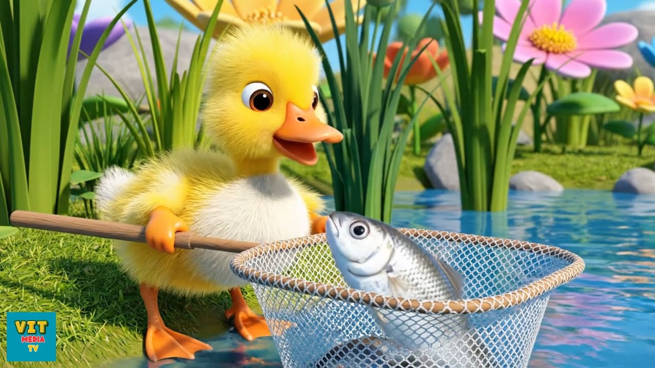 Nhạc thiếu nhi - Vịt con bắt cá ngoài đồng | Nhạc sôi động thiếu nhi ...