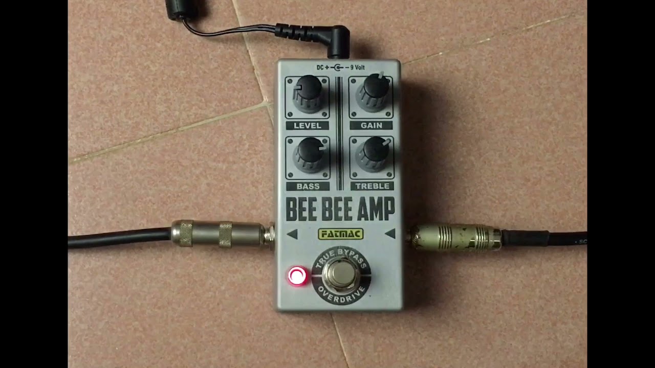 Fatmac Bee Amp Based on Xotic BB Preamp | Demo sound Cheapest preamp ...