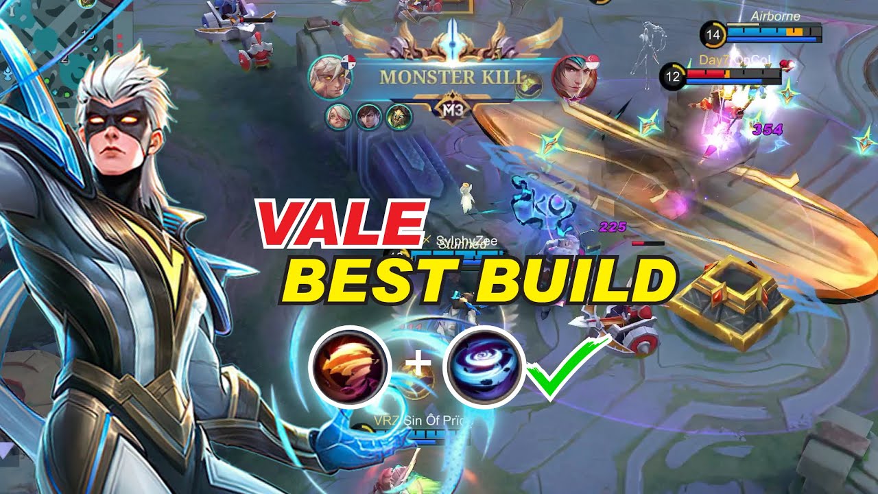 Vale Dawning Stars SuperHero Skin Gameplay | Best Build and Emblem Set ...