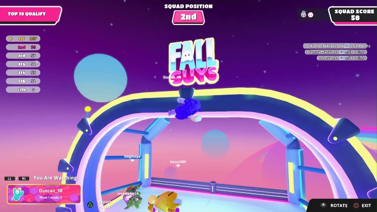 Fall Guys: Squads Duos full show win with rando - YouTube