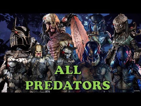 ALL PREDATORS UNMASKED + ROARS ON PREDATOR: HUNTING GROUNDS NEW ROARS I ...