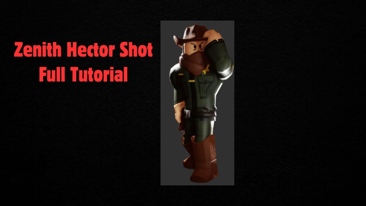 Roblox Rise Of The Dead, Zenith Hector Shot (Full tutorial) - YouTube