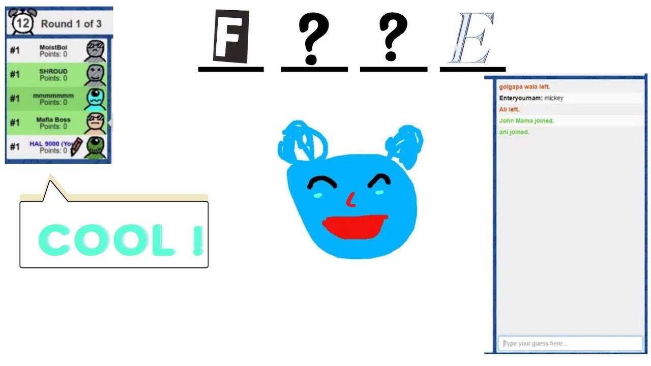 Guessing the word with friends| Skribble Gameplay!!! - YouTube