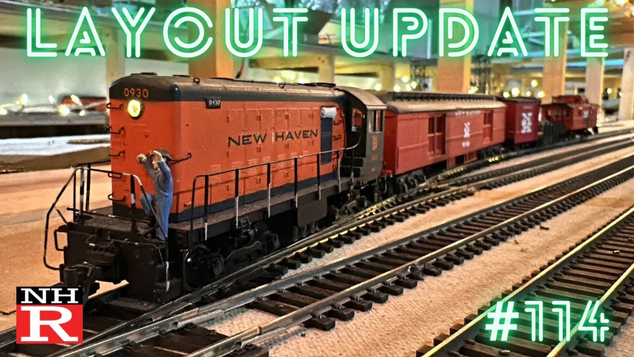 HO Scale New Haven Railroad Layout Update - YouTube