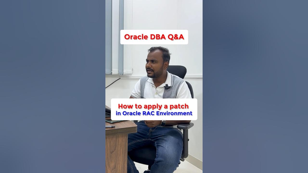 How to apply a patch in Oracle RAC Environment? | Oracle DBA Interview Questions and Answers ...