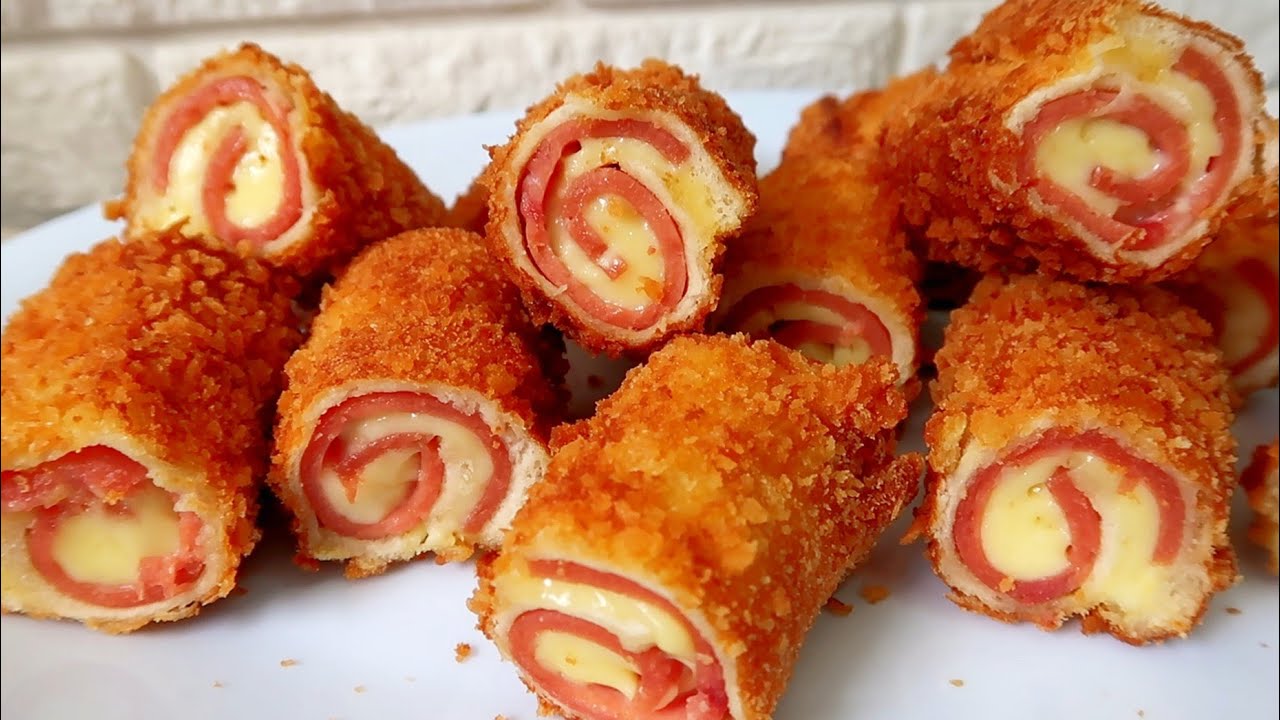 HAM AND CHEESE ROLLS | Easy Snacks Recipes| Quick and Easy! - YouTube