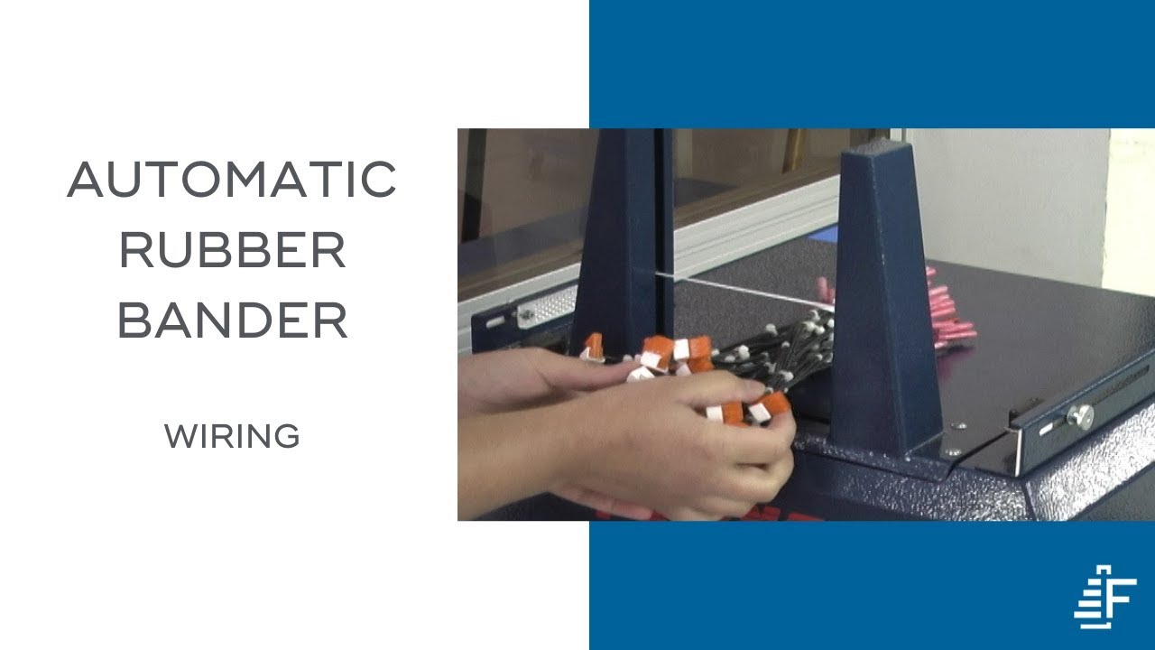 Wiring Bundled Using Felins (ARB) Automatic Rubber Banding Machine ...