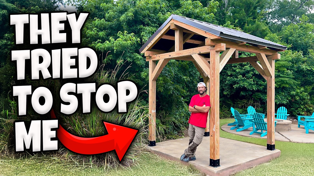 Build vs. Buy: DIY Your Own Outdoor Kitchen Pavilion on a Budget! - YouTube
