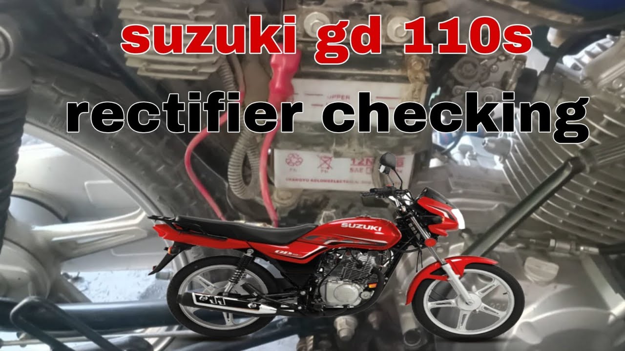 SUZUKI GD 110s RECTIFIER CHECKING || KASHIF SUZUKI CENTRE || SUZUKI ...