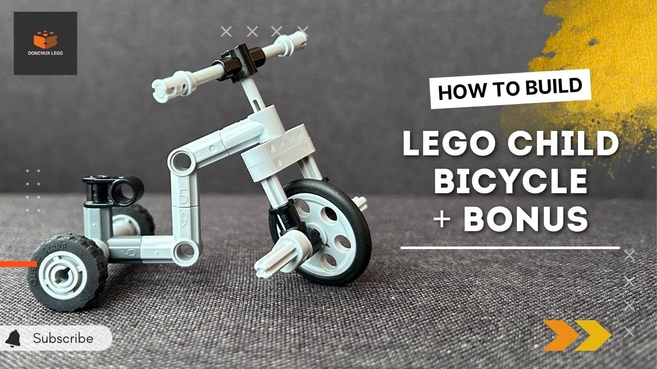 Lego Child Bicycle + BONUS - Lego Technic How To Build - YouTube