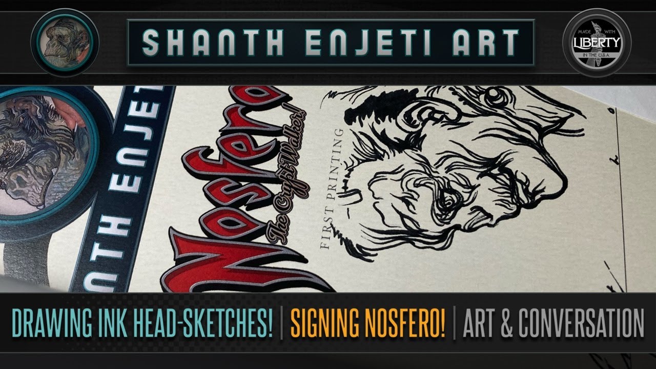🔴 LIVE! Painting & Chat! SHANTH ENJETI ART! - YouTube