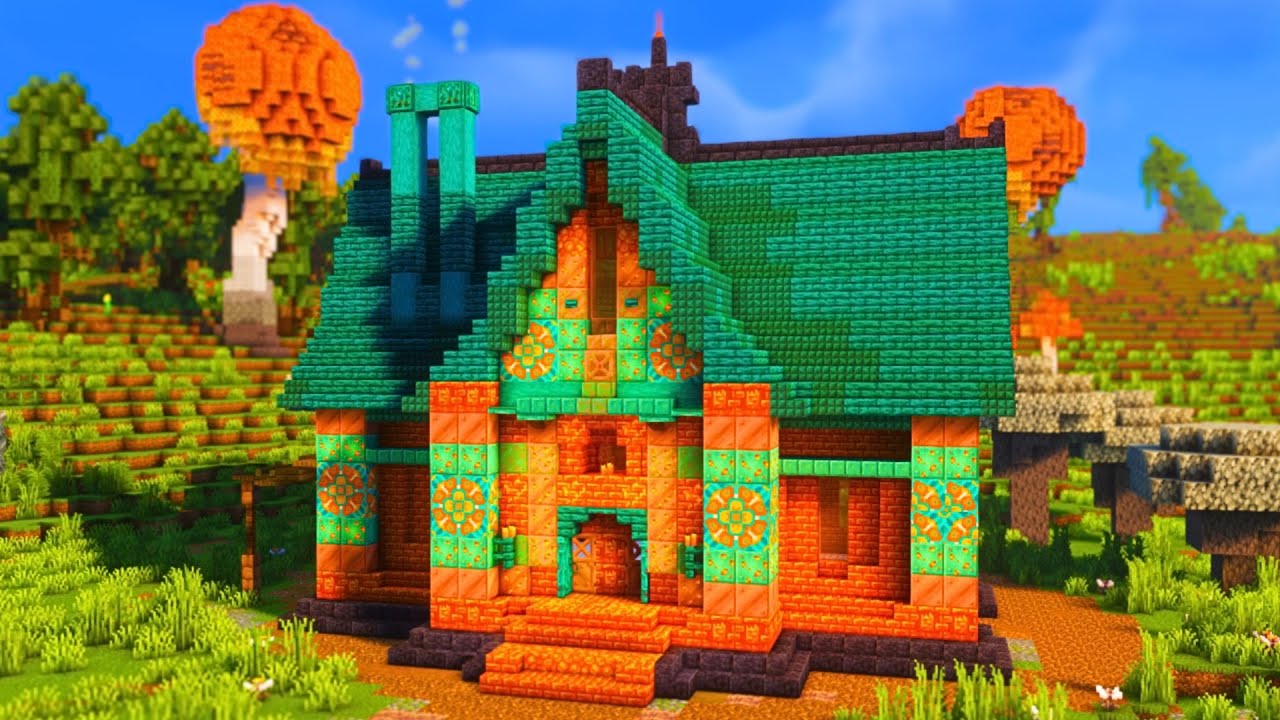 Minecraft: How to Build a RESIN House - Tutorial - YouTube