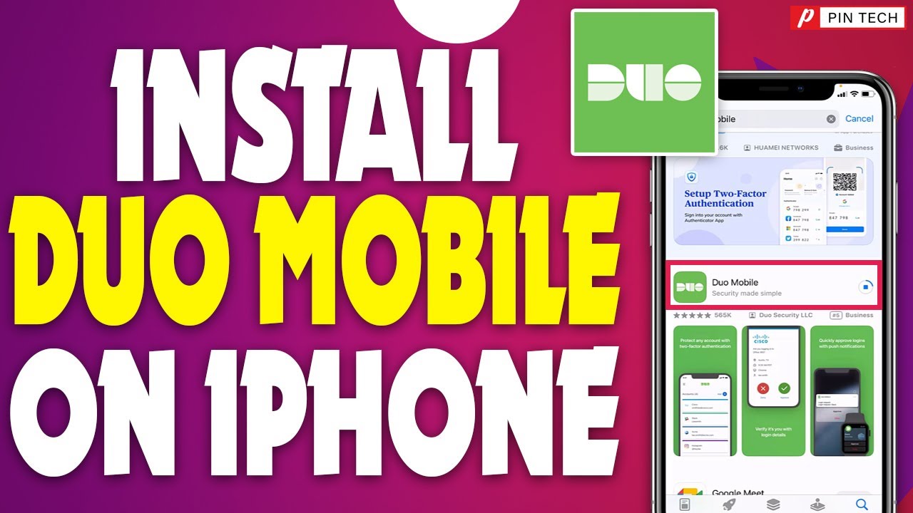 how to install duo mobile on iPhone 2023 | PIN TECH | - YouTube