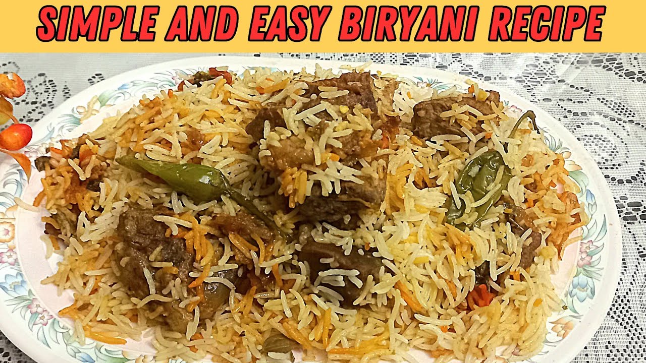 Simple And Easy Beef Biryani Recipe | Beef Biryani Banane ka Tarika # ...