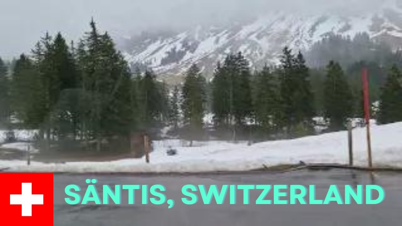 On the way to Saentis, Alps highest snowfall area in Switzerland 🇨🇭 ...