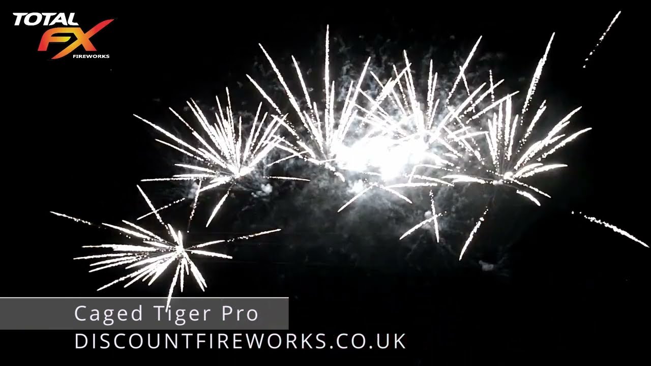 Caged Tiger Pro by Total Fx Fireworks - YouTube