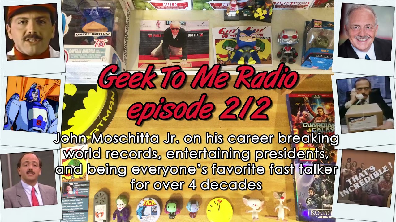 212-John Moschitta Jr. a.k.a. Micro Machines Man and Blurr from ...