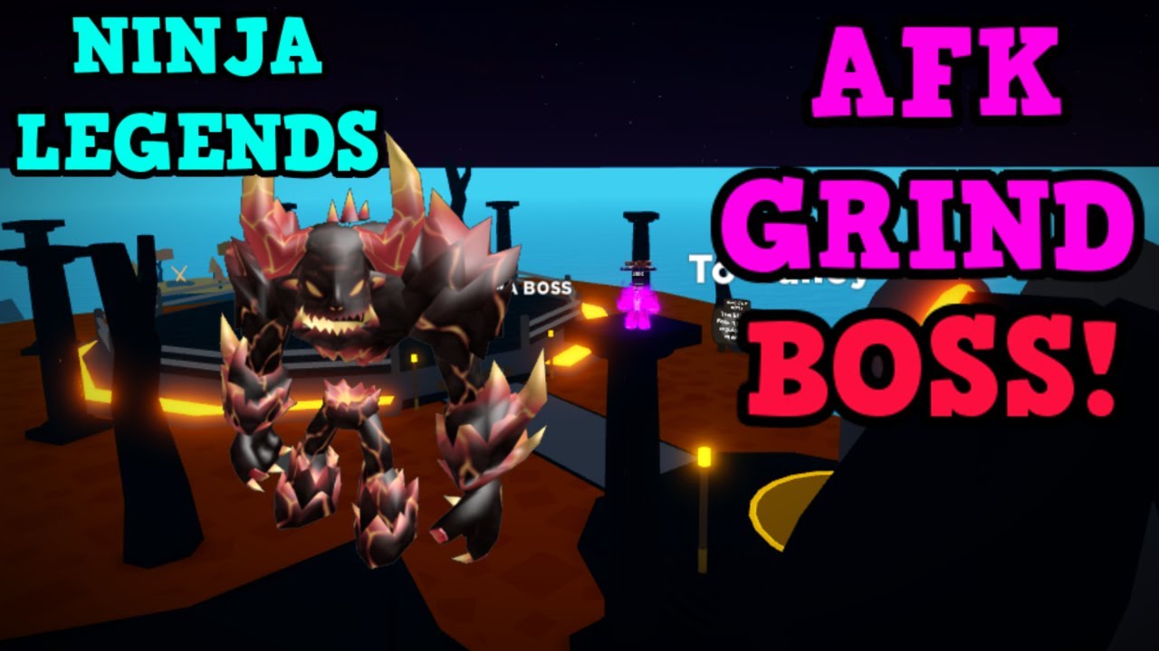 ⚡A WAY TO BE *AFK GRINDING* AT BOSSES! EASY REWARDS! (ROBLOX : NINJA ...