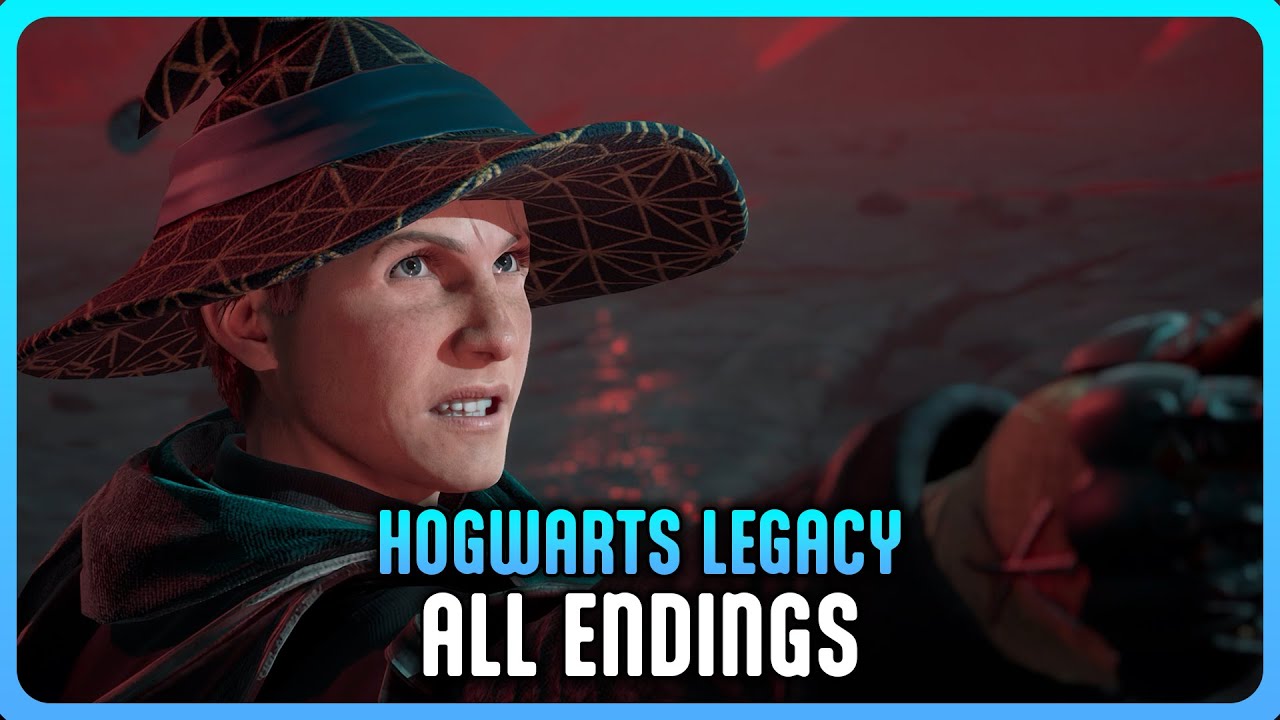 Hogwarts Legacy - All Endings (Good Ending & Bad Ending) - YouTube