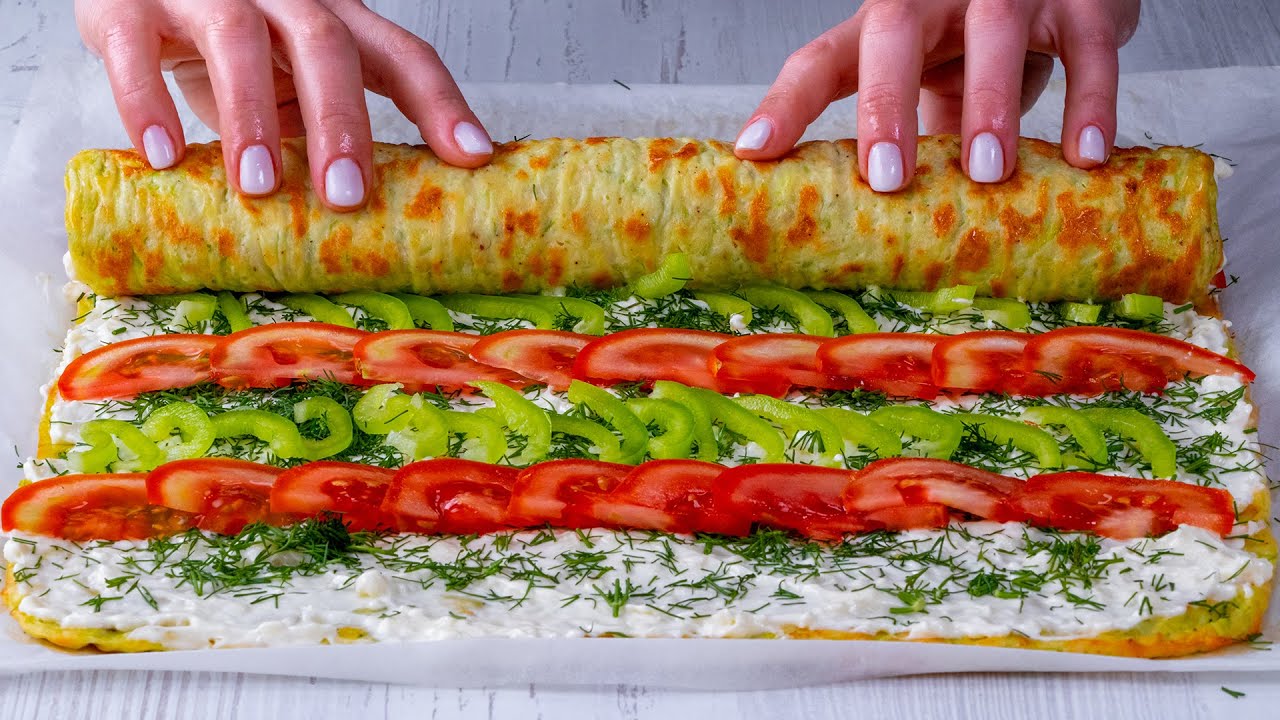 I’ve saved the holiday meal with 2 zucchini! The miracle roulade - YouTube
