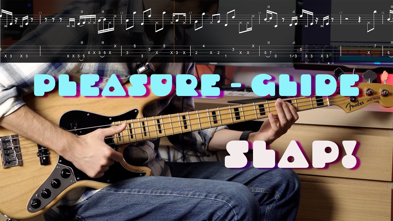 Pleasure - Glide | Slap Bass Lesson with TABs - YouTube