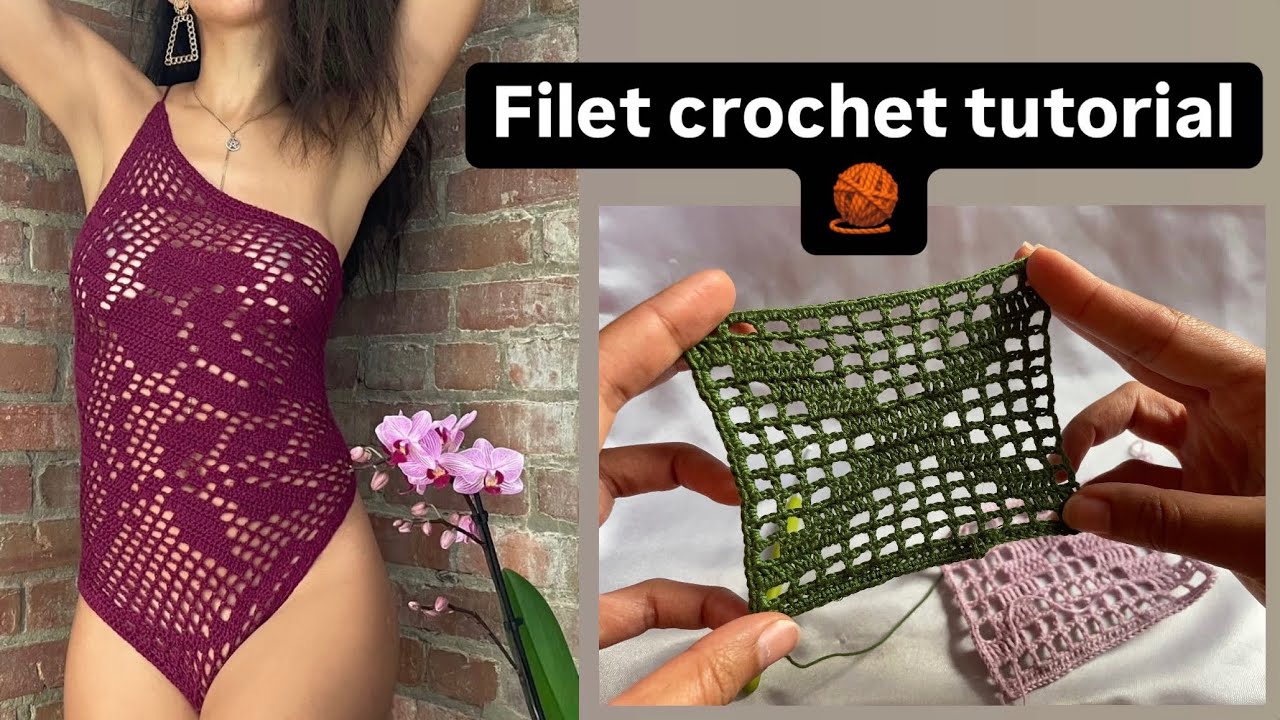 Filet Crochet Technique tutorial 🧶 - YouTube