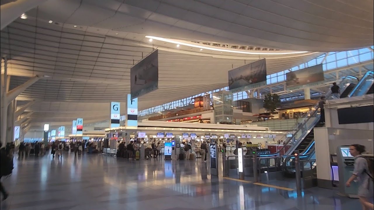 Land Side Checking Counter and Observation Deck for Plane Spotting at ...