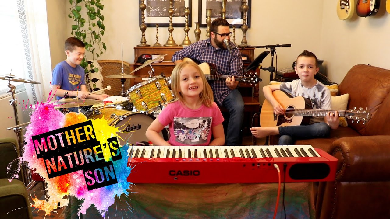 Colt Clark and the Quarantine Kids play "Mother Nature's Son" - YouTube